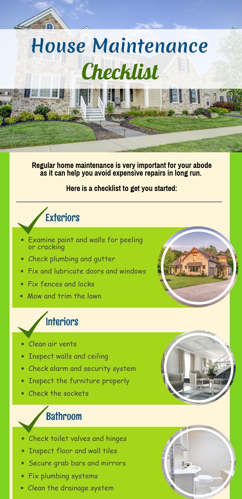 Home Maintenance Checklist Real Star Property Management